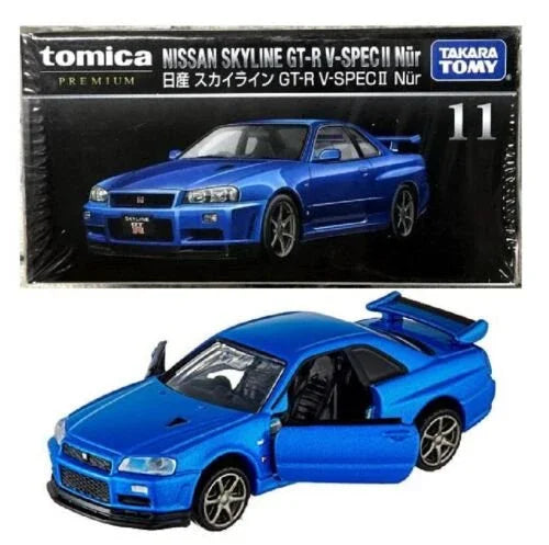 Tomica Premium #11 Nissan Skyline GTS-R V- SPEC II- TAKARA TOMY -Dieca – Jaiman Toys