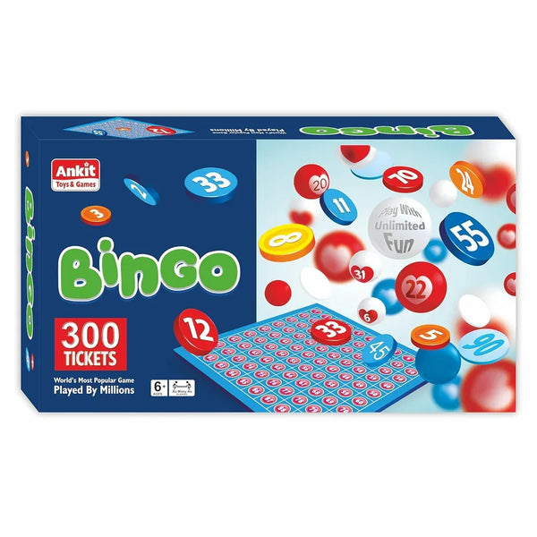 Ankit Toys Classic Bingo Game with 300 Tickets – Jaiman Toys