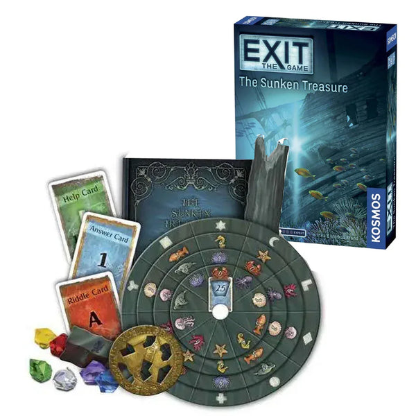 EXIT: The Sunken Treasure – Escape Room Puzzle Card Game – Jaiman Toys