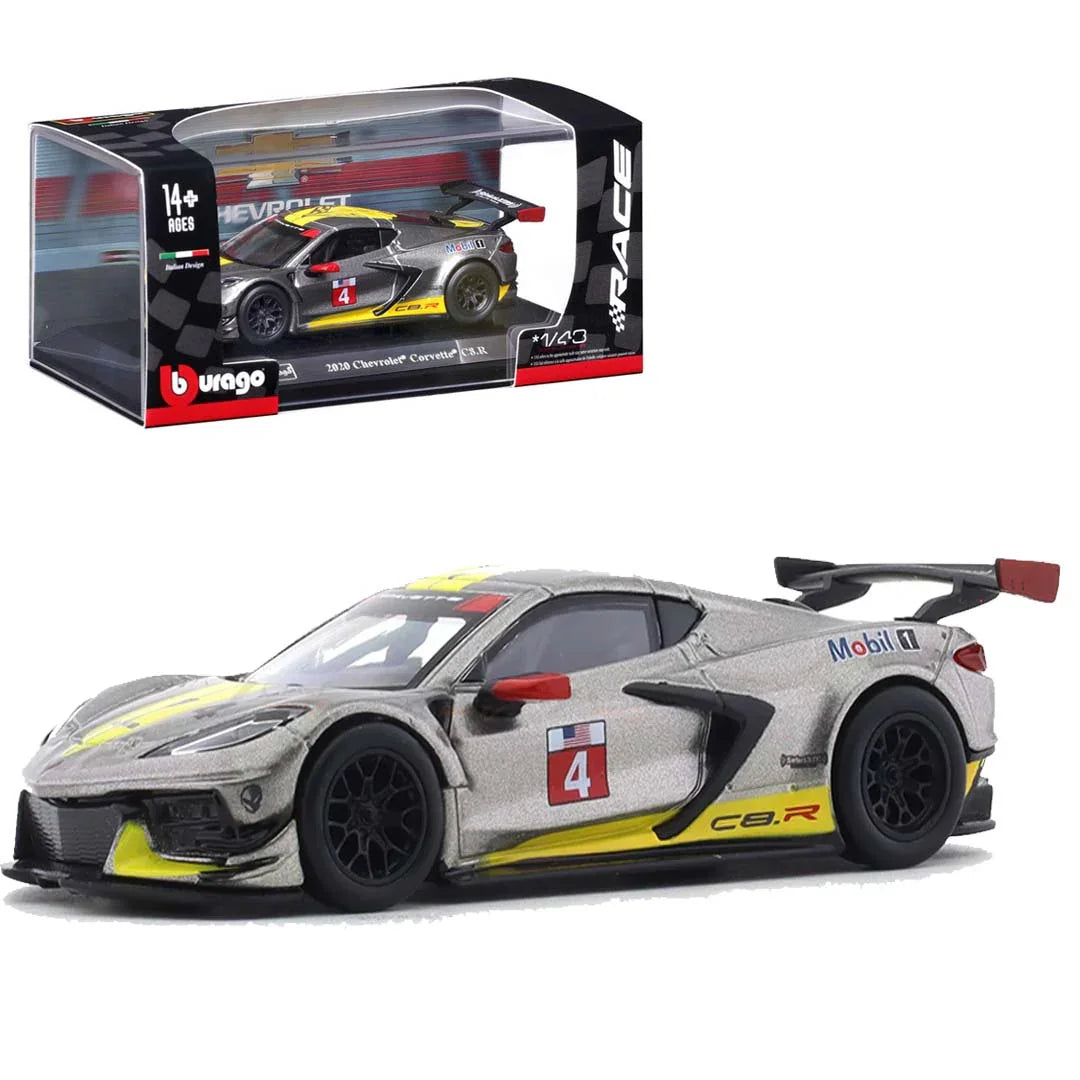 2020 Chevrolet Corvette C8 R 1:43 Bburago Signature licensed diecast ...
