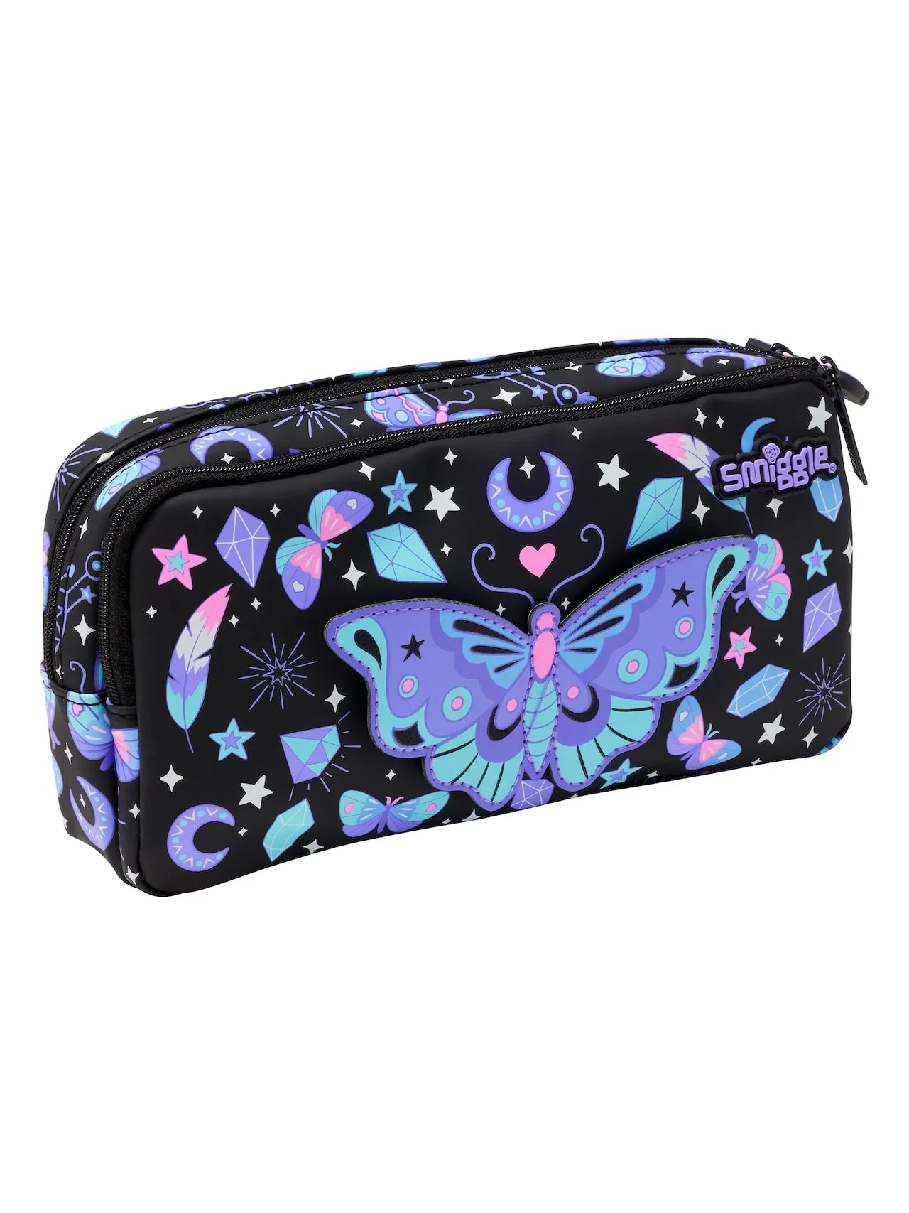 Smiggle Butterfly Pencil Case Pouch – Cute & Fun for Kids – Jaiman Toys