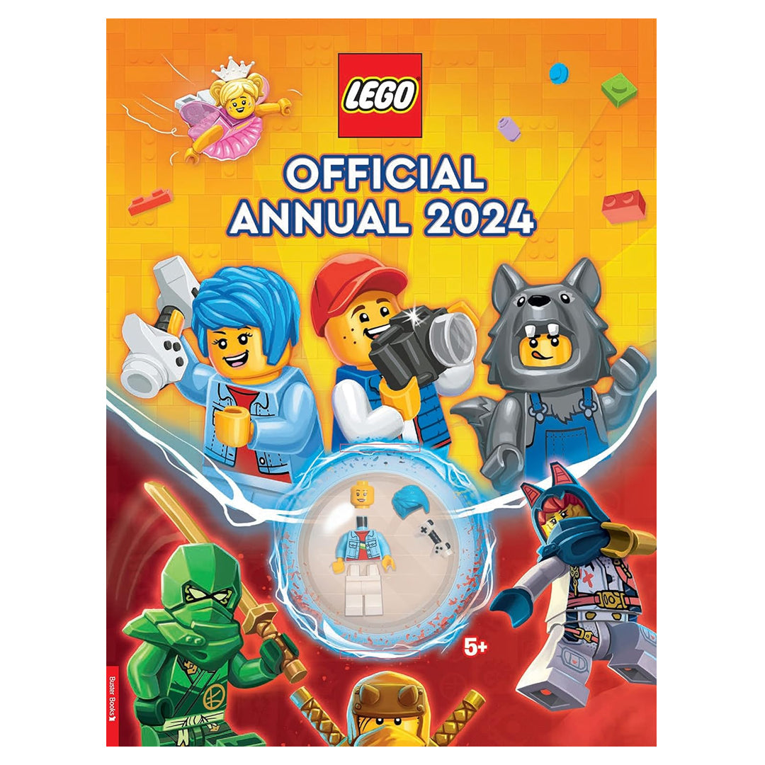 LEGO® Official Annual 2024 Book with Gamer Minifigure | Hardcover LEGO ...