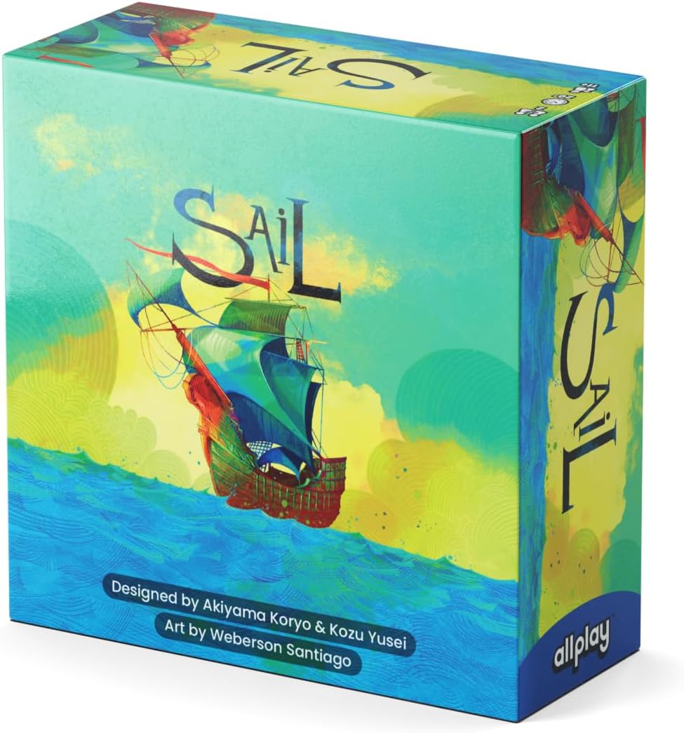 Sail Board Game Bundle | Base Game + Seafarer Expansion + Wooden Meepl ...