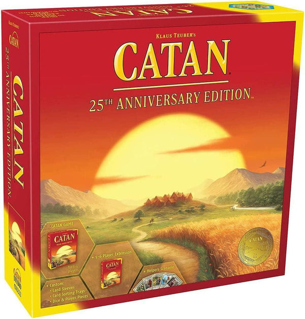 Catan 25th Anniversary Edition Board Game – Classic Strategy Game with ...