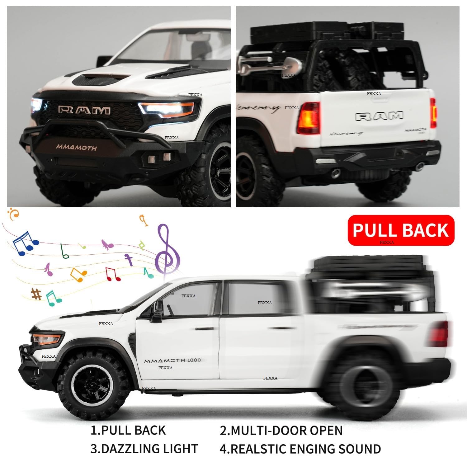 Joy Junction - Ram Mammoth Diecast Car For Kids – Heavy-Duty Off-Road ...