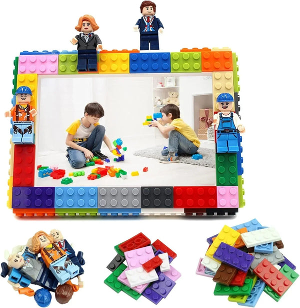 Building Blocks Photo Frame 5" X 7" Inches with figures and blocks bes ...