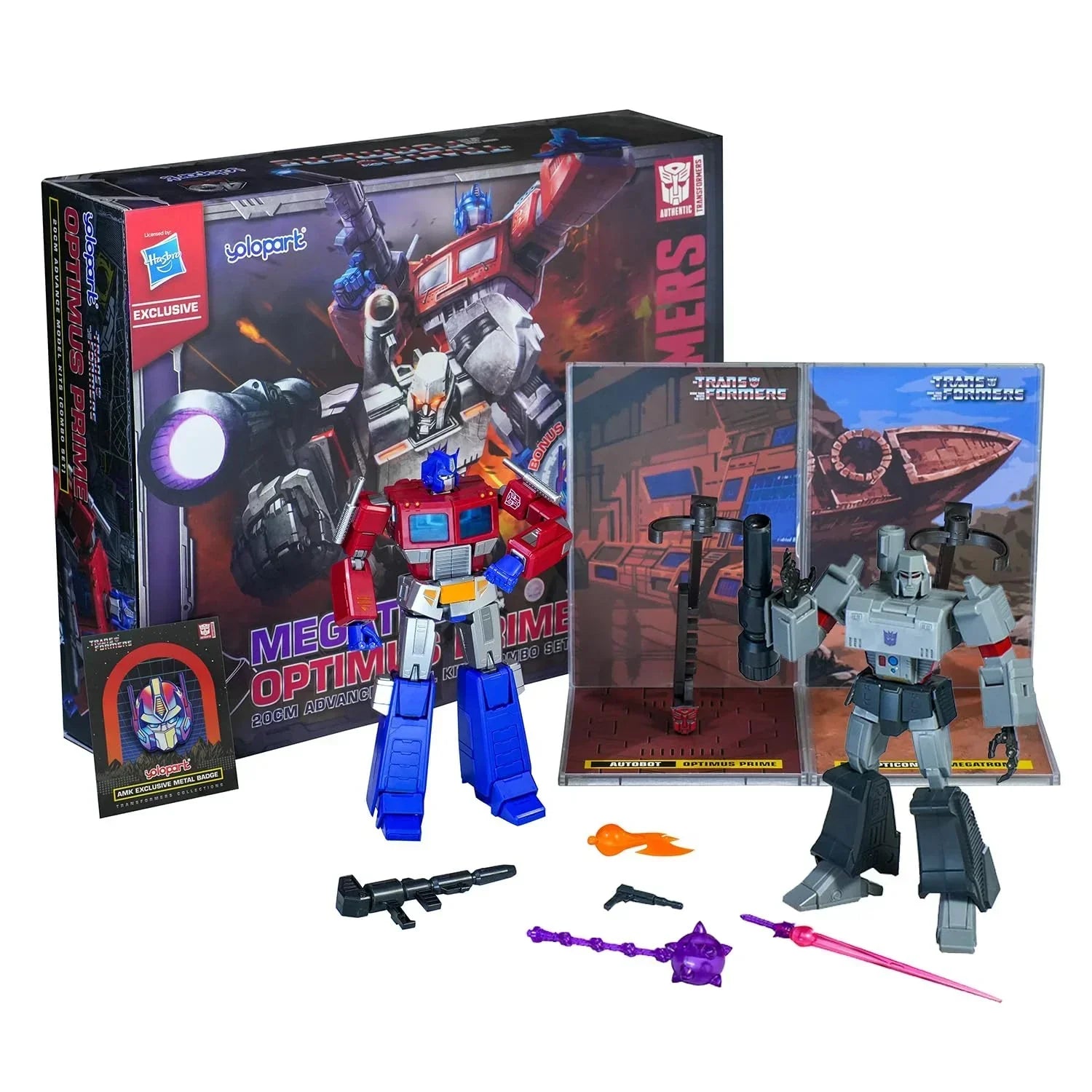 Transformers Yolopark X Optimus Prime & Megatron Combo Pack Collectible ...