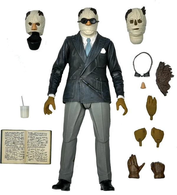 NECA 7" Ultimate Invisible Man Action Figure – Universal Monsters ...