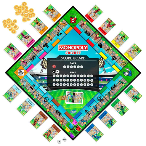 Monopoly Cricket Board Game | Cricket-Themed Monopoly Board Game for F ...
