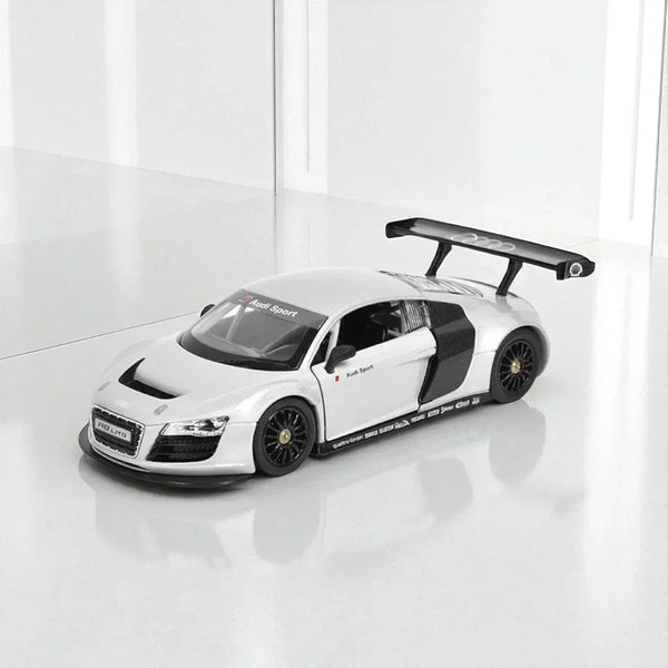 Rastar 1:24 Audi R8 LMS Die-Cast Model – White | Openable Doors (56100 ...
