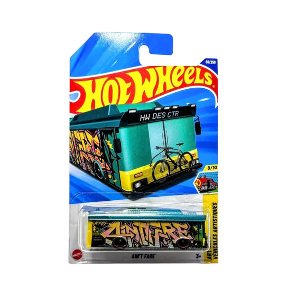Hot Wheels Case N Aint'Fare Art Cars Vehicules Artistiques 1:64 Scale ...