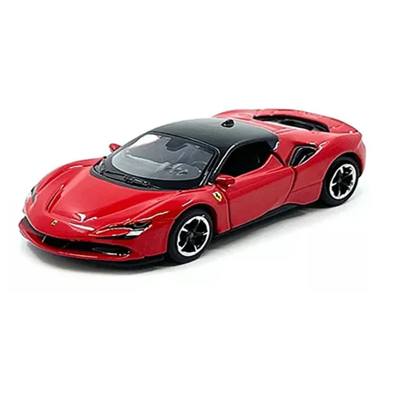 Maisto 1:64 Ferrari SF90 Stradale – Red with Black Top | Speed Icons I ...