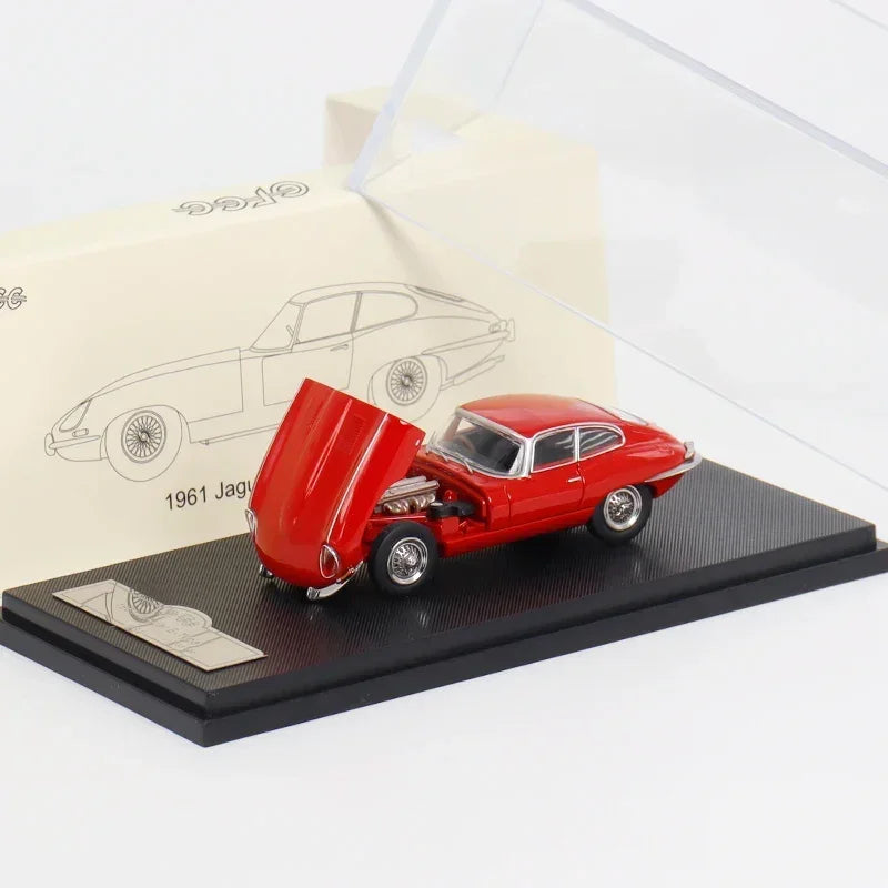 1/64 GFCC 1961 Jaguar E-Type Red Diecast Car Model – Jaiman Toys