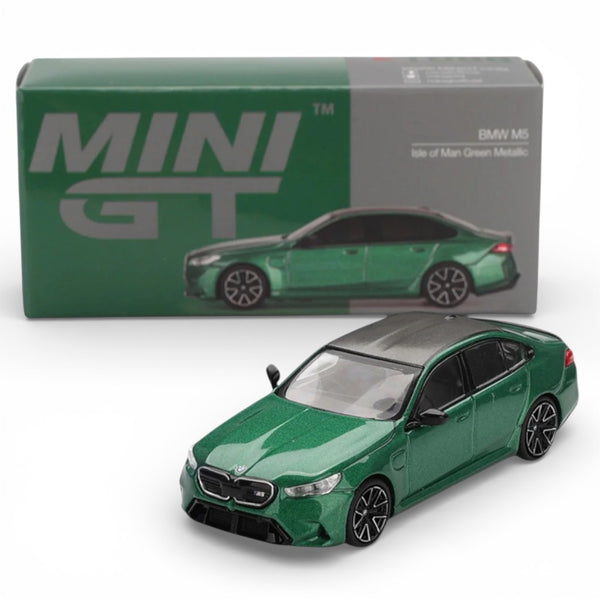 Mini GT 1:64 BMW M5 Isle of Man Green | Die-Cast Car Model – Jaiman Toys