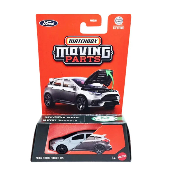 Matchbox 1/64 Scale 2018 Ford Focus RS – Diecast Car with Moving Parts ...