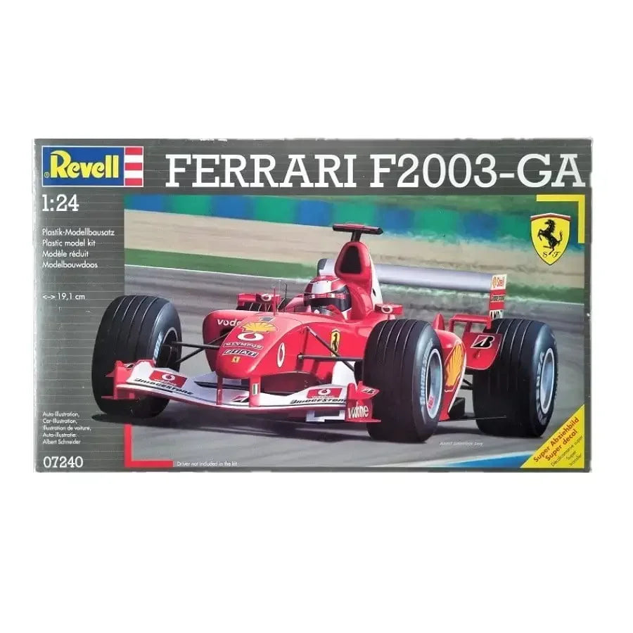 Revell Ferrari F2003-3 GA 1:24 Scale Plastic Model Kit 07240 (Official ...