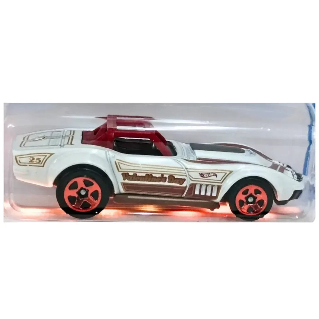 Hot Wheels '69 Corvette Racer – White – Jaiman Toys