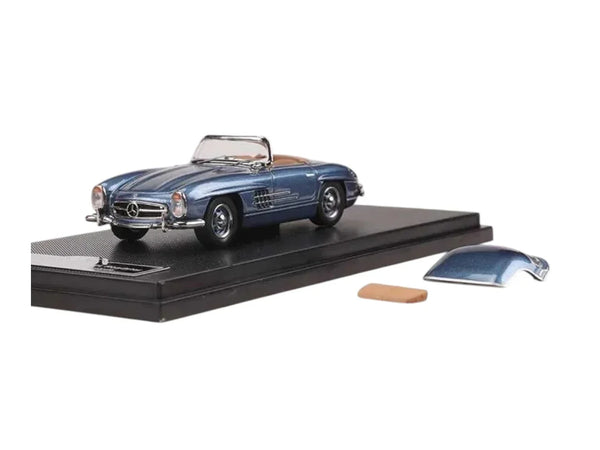 GFCC 1:64 1960 Mercedes-Benz 300SL Roadster Ice Blue Diecast Model Car ...