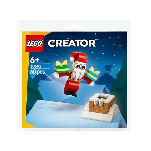 LEGO Creator Santa Claus in the Chimney (30692) | 60-Piece Christmas M ...