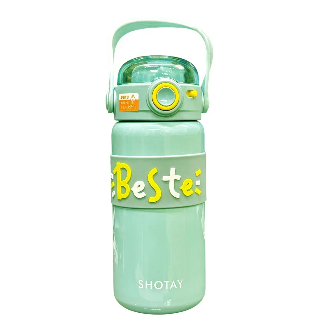 Shotay Steel Water Bottle Kids | 500 ML (Green) – Jaiman Toys