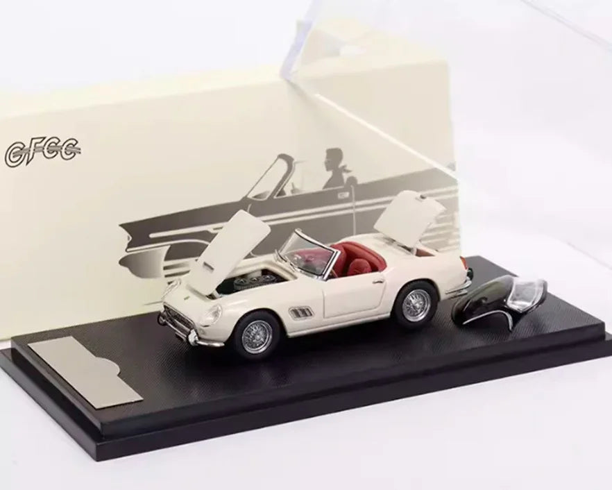 GFCC 1:64 Scale 1960 SWB Ferrari 250GT California White Convertible ...