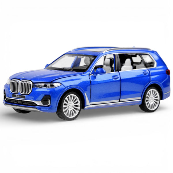 MSZ 1:32 BMW X7 Die-Cast Model Car – Blue |Pull Back, Openable Doors ...