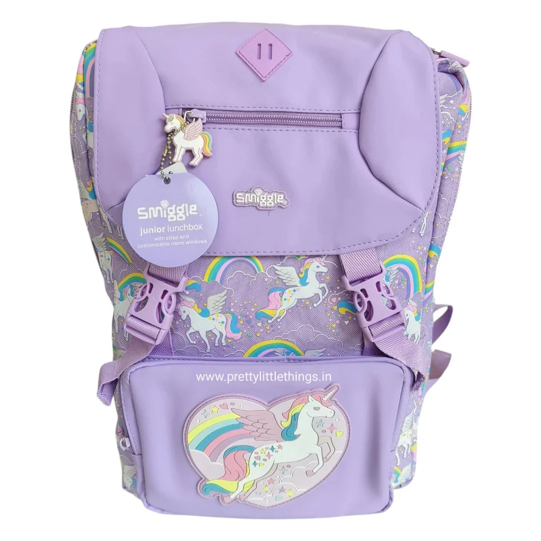 Smiggle School Bag : Unicorn Rainbow Colorful & Stylish 18 Inch ...