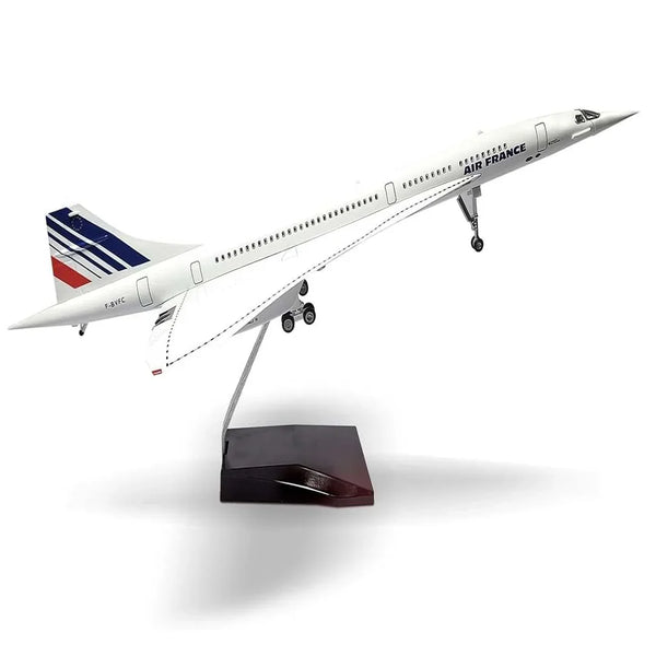 Diecast Airplane Display Model with Light : (Concord France Airways) 4 ...