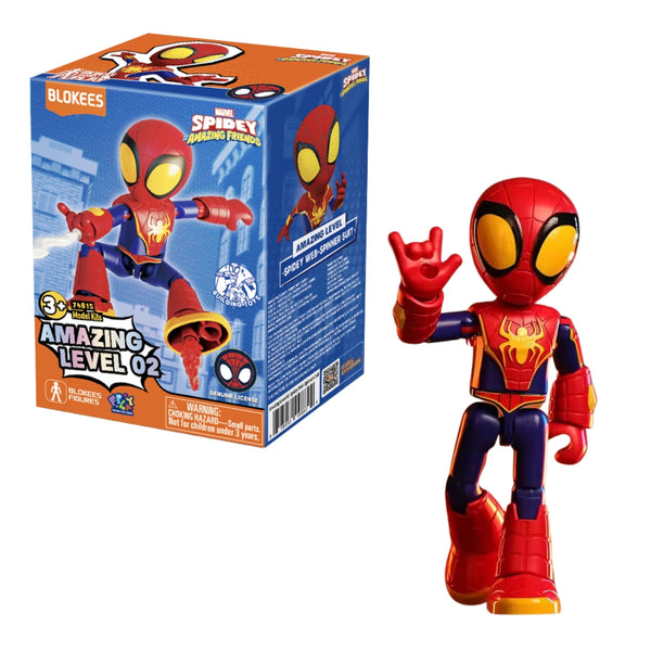 Blokees 74815 Marvel Spidey Web-Spinner Suit Buildable Figure – Amazin ...