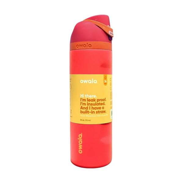 Owala FreeSip Insulated Stainless Steel Water Bottle with Straw for Sp ...