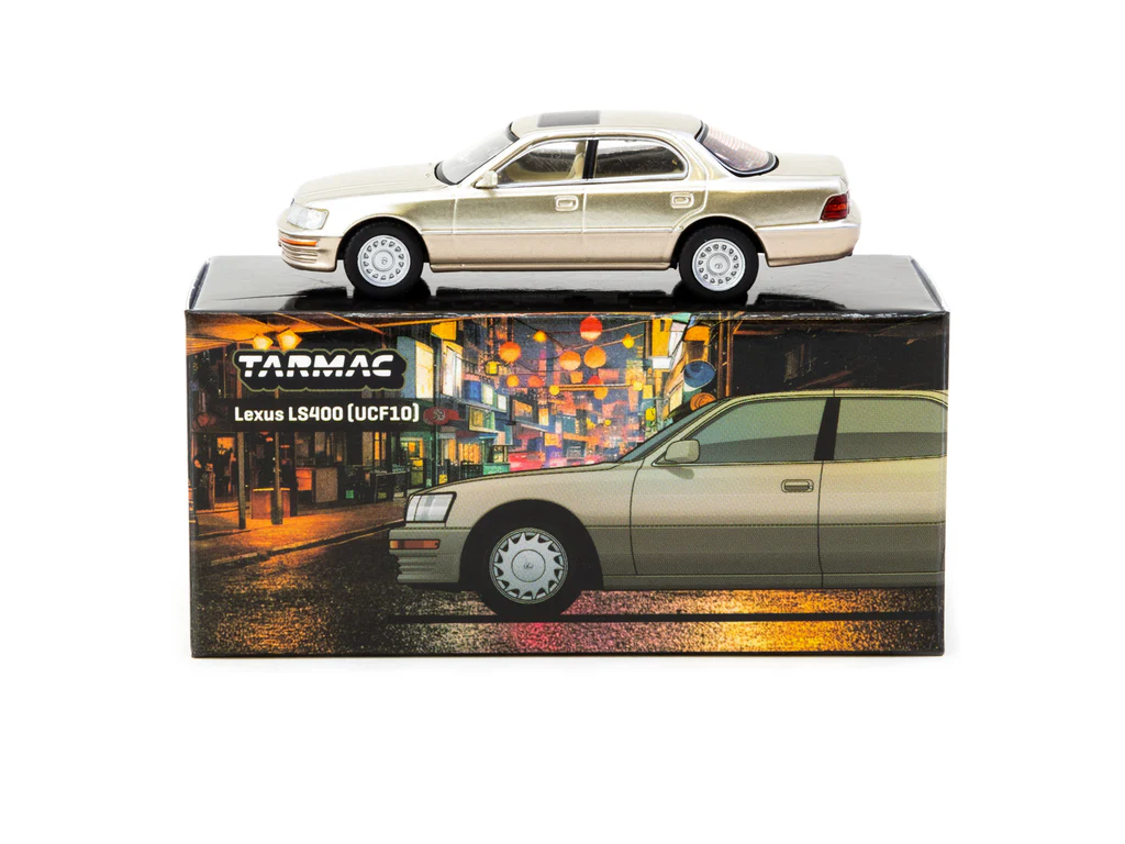Tarmac Works 1:64 Lexus LS400 Champagne Beige Metallic Diecast Model C ...