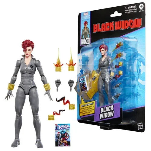 Marvel Legends Black Widow 6 Inch Action Figure – Classic Comic Series ...