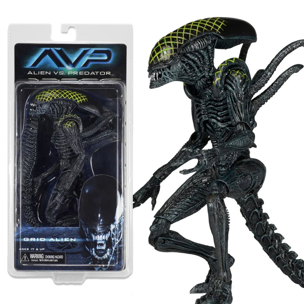 NECA Aliens Series 7 AvP Grid Xenomorph Action Figure (7" Scale ...