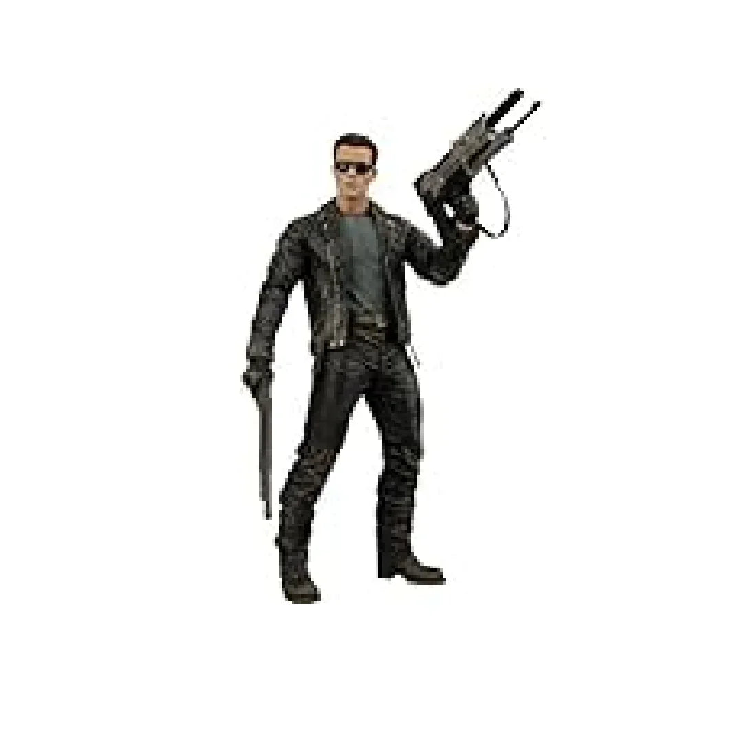 NECA Terminator 2: T-800 Judgement Day - {Battle Across Time} PVC Acti ...