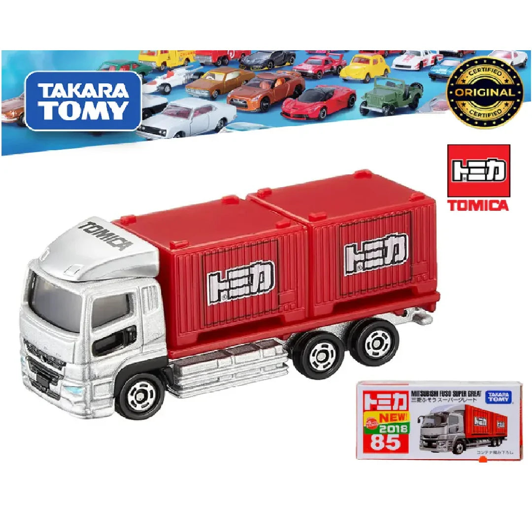 Tomica No.85 Mitsubishi Fuso Super Great- TAKARA TOMY -Diecast Scale M ...