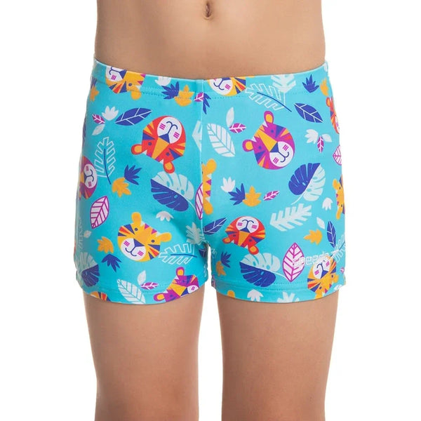 Speedo Jungle Terry Digital Allover Aquashort – Boys’ Swimwear, UPF 40 ...