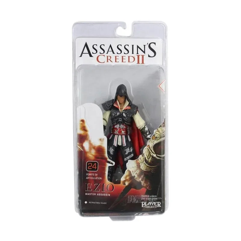 NECA Assassin's Creed II Ezio, Master Assassin (Black) Action Figure ...