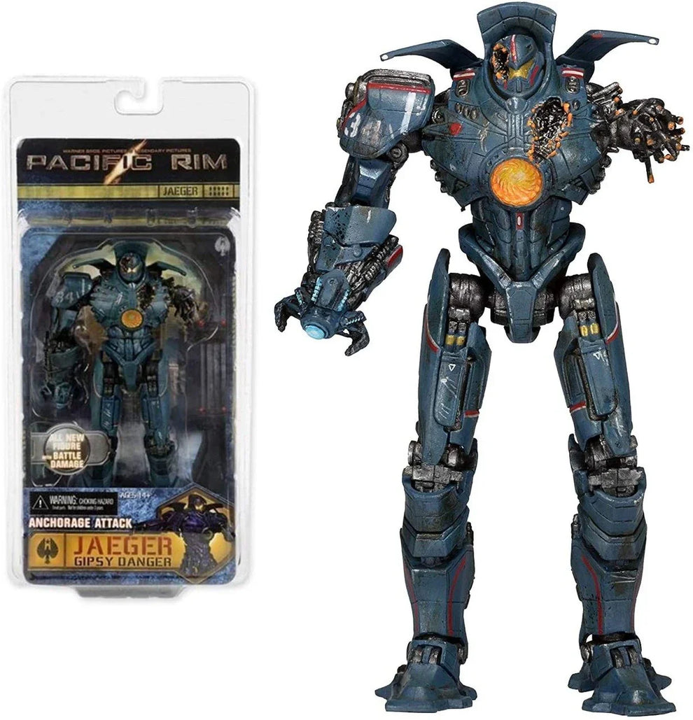 NECA Pacific Rim Series 5 Anchorage Attack Gipsy Danger 7 Deluxe Action ...