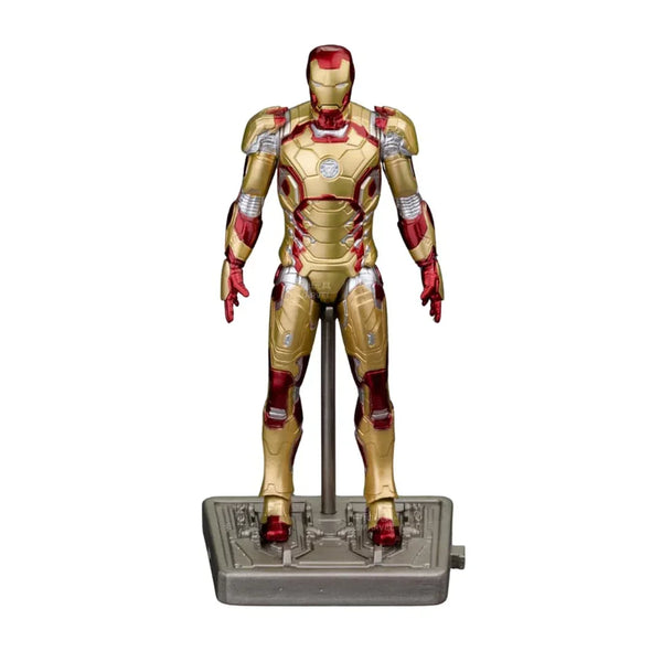 ZD Toys Iron Man Hall of Armor – Mark 42 (4-Inch Figure) Light-Up Disp ...