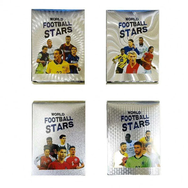 Football Super Stars Card Set – 55PCS Silvery Football Star Cards | En ...