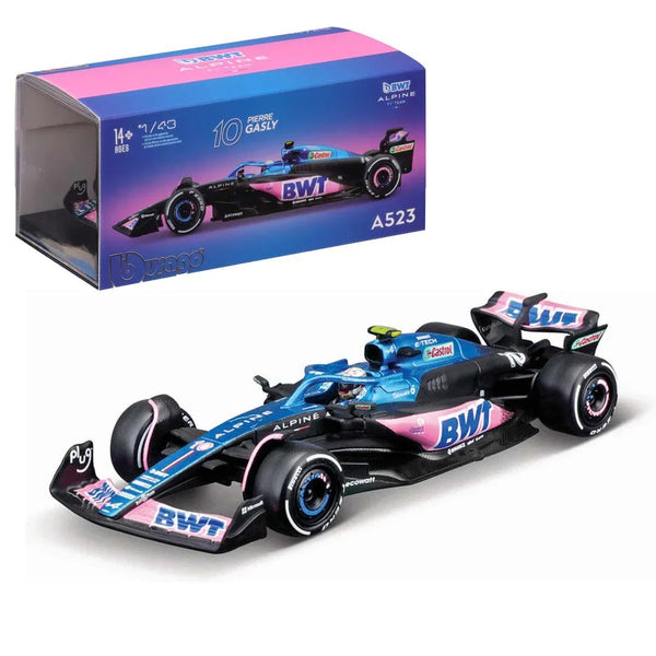 Bburago Signature 1:43 Alpine A523 #10 Pierre Gasly 2023 Diecast Model ...