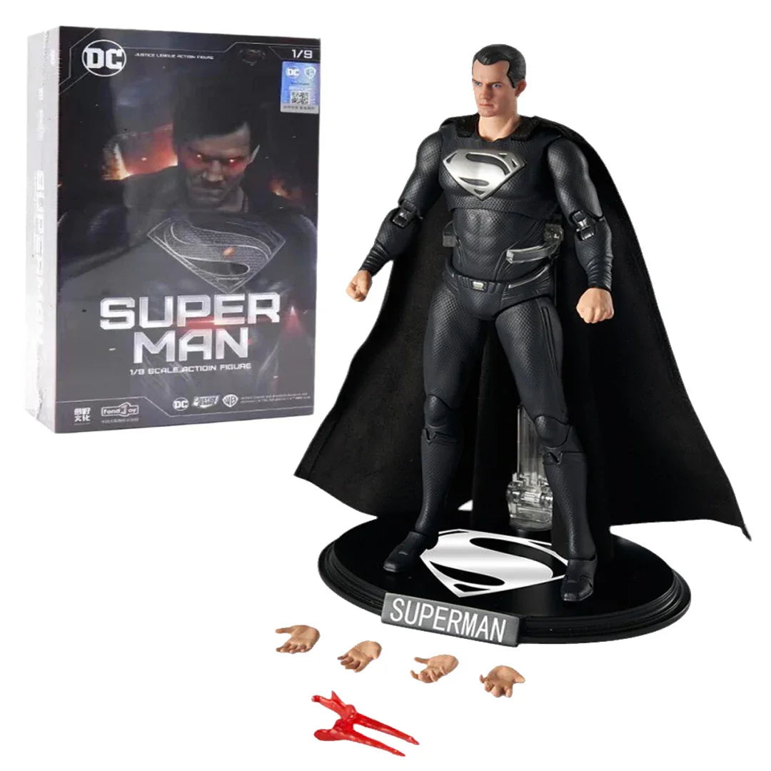 Fondjoy Superman Black Suit – Ultimate Action Figure | 1/9 Scale DC ...