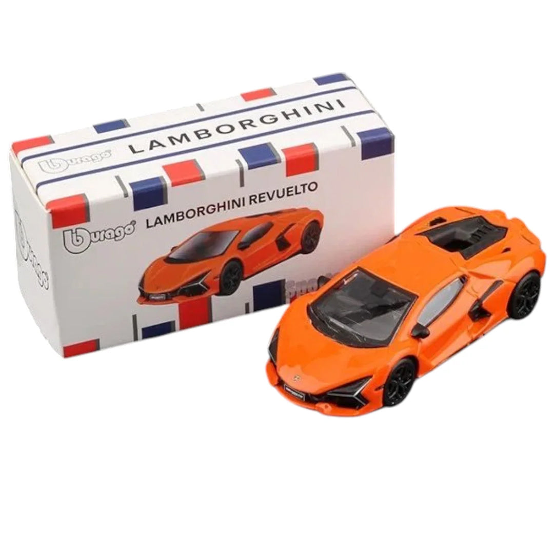 Bburago Lamborghini Revuelto Orange 1:64 Die-Cast Scale Model Car ...