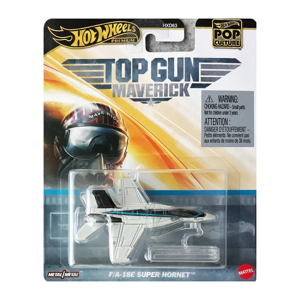 Hot Wheels Premium Pop Culture F/A-18E Super Hornet Plane Top Gun Mave ...